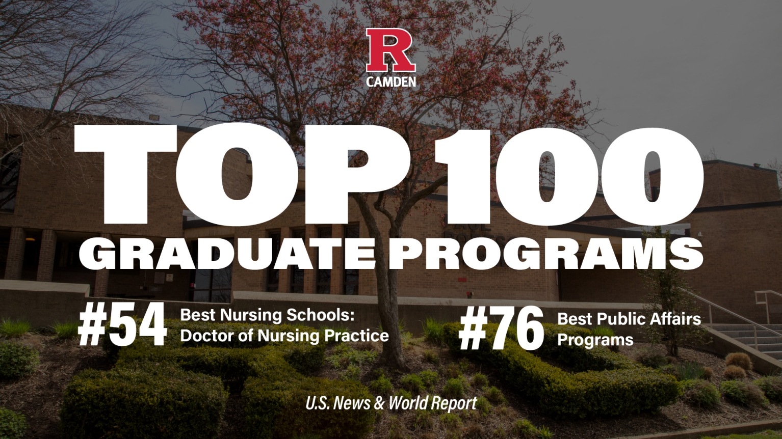 U.S. News & World Report Ranks Rutgers–Camden Graduate Programs Among ...