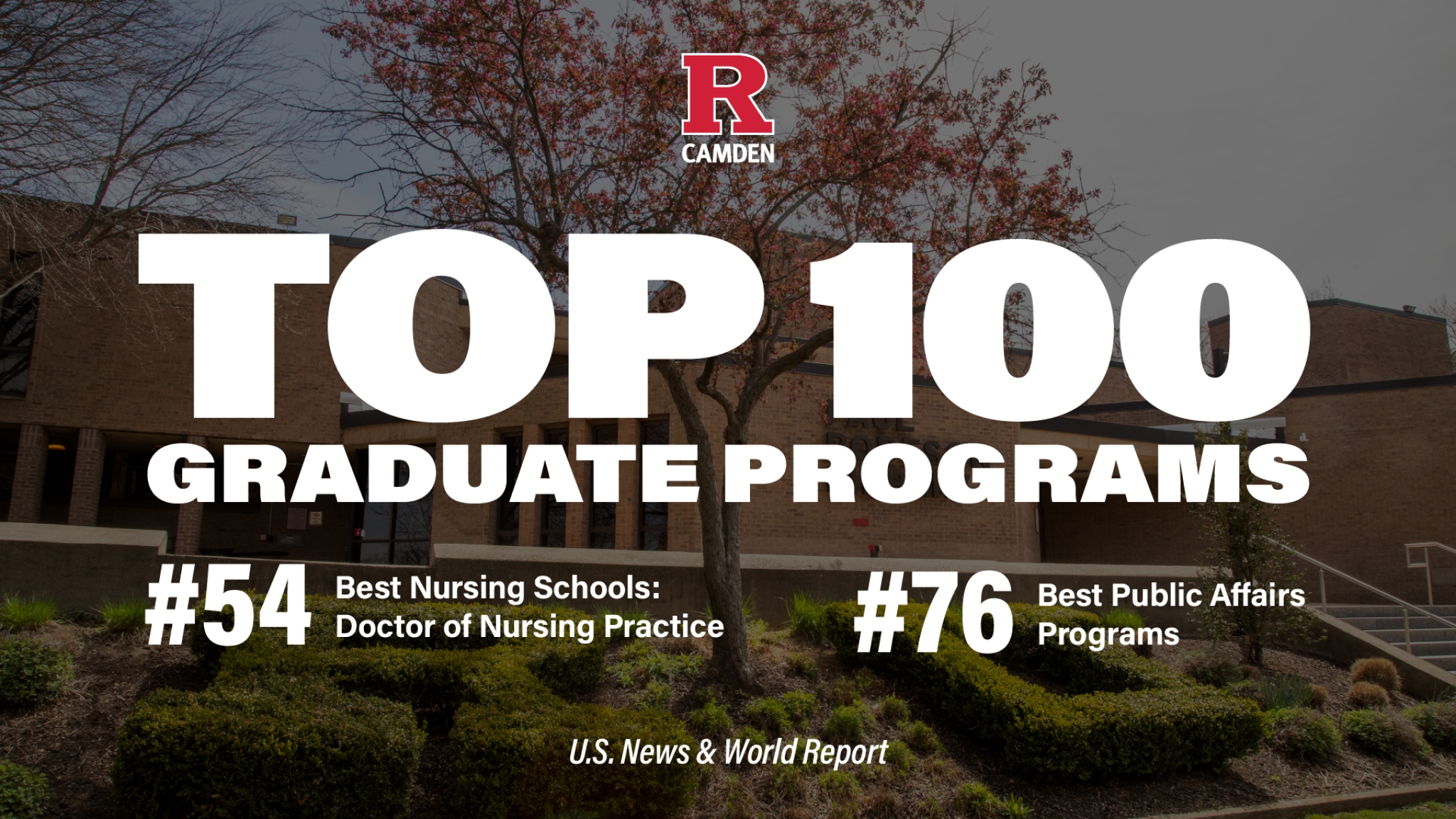 U.S. News & World Report Ranks Rutgers–Camden Graduate Programs Among ...